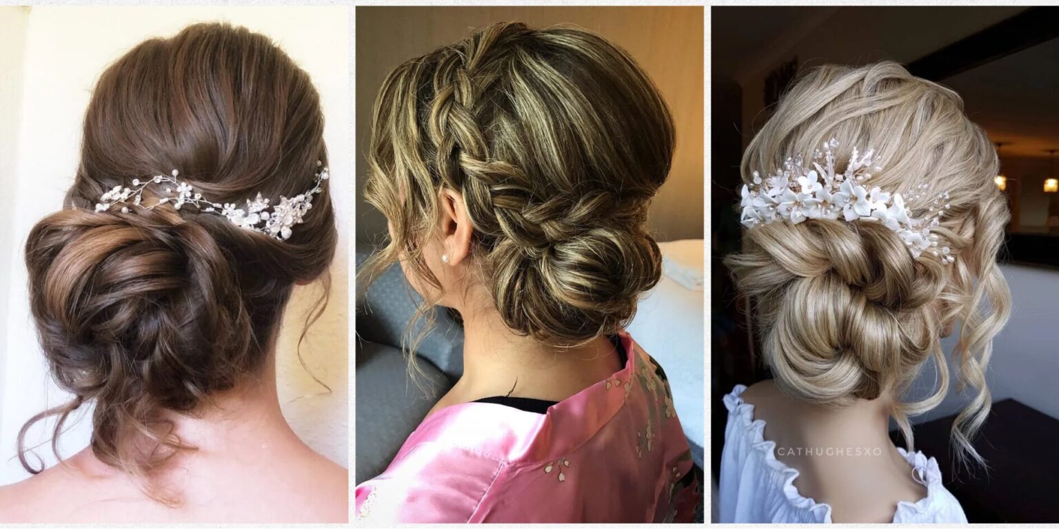 24 Wedding Side Bun Hairstyle Ideas Created for Romantic Wedding ...
