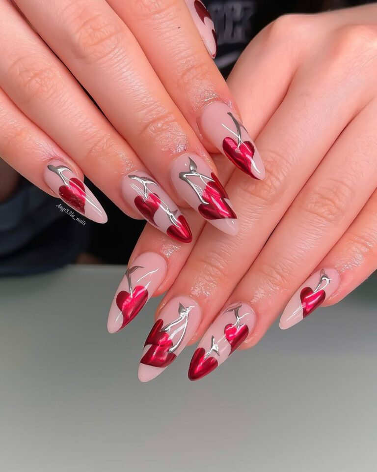 20 Heart Core Nail Ideas Creating the Prettiest Love-Themed Nail ...